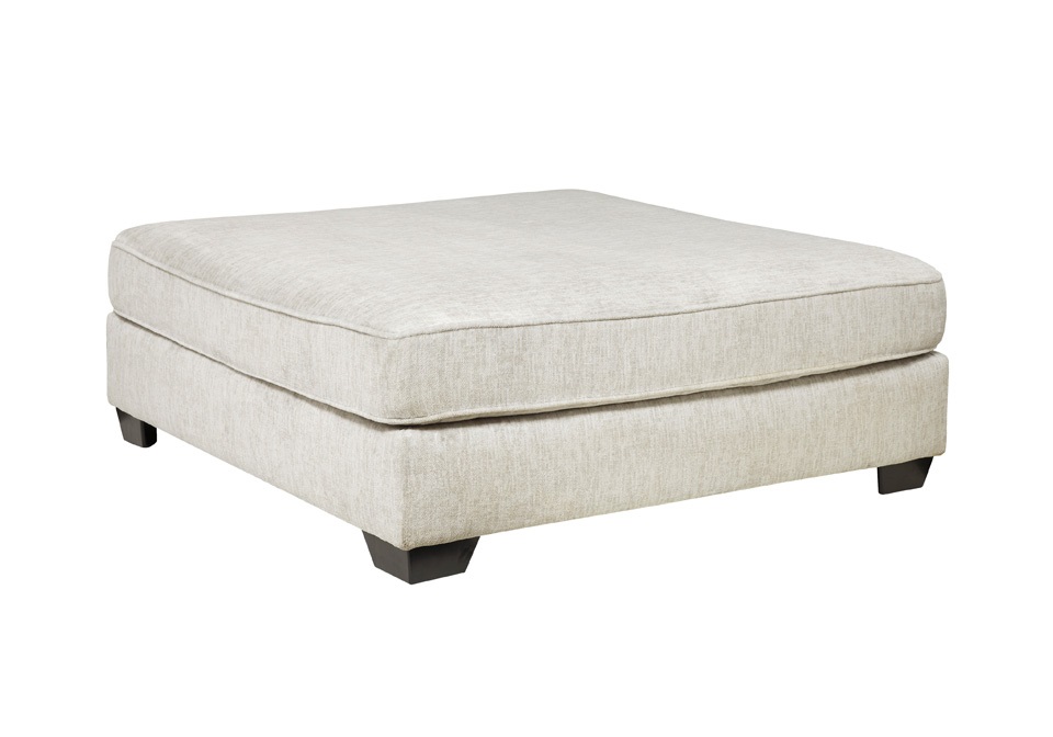 110-5 RIZO OTTOMAN STATIONARY SILVER - Goodman Creek Furniture & Appliance