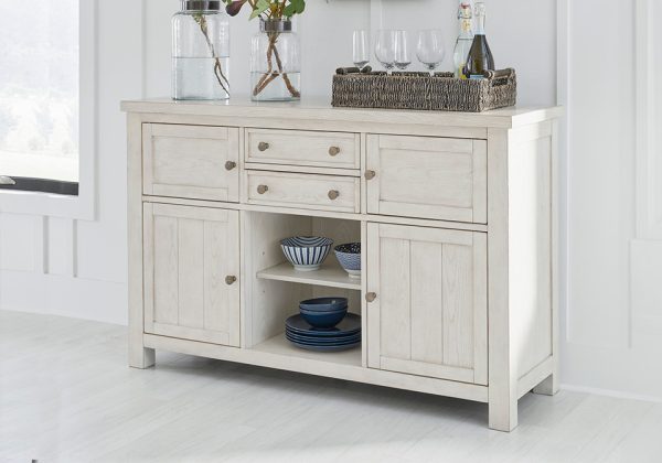 Robbinsdale Antique White Server - Goodman Creek Furniture & Appliance