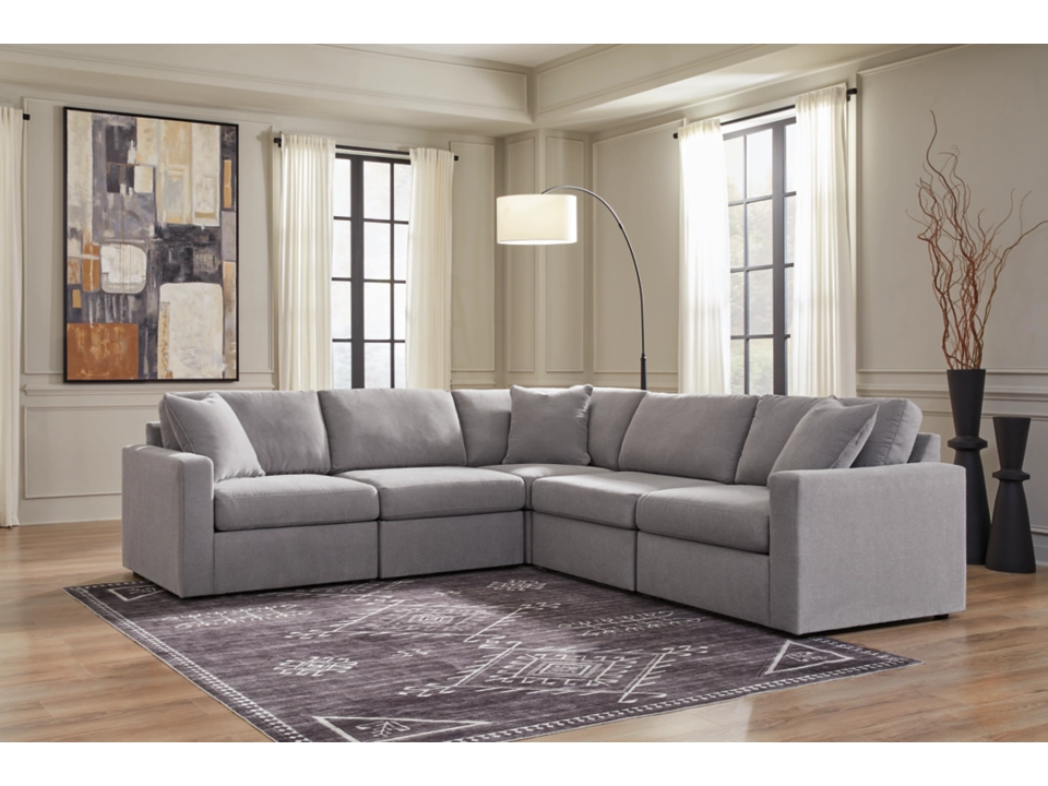 Modmax 5-Piece Performance Fabric Modular Sectional - Goodman Creek ...