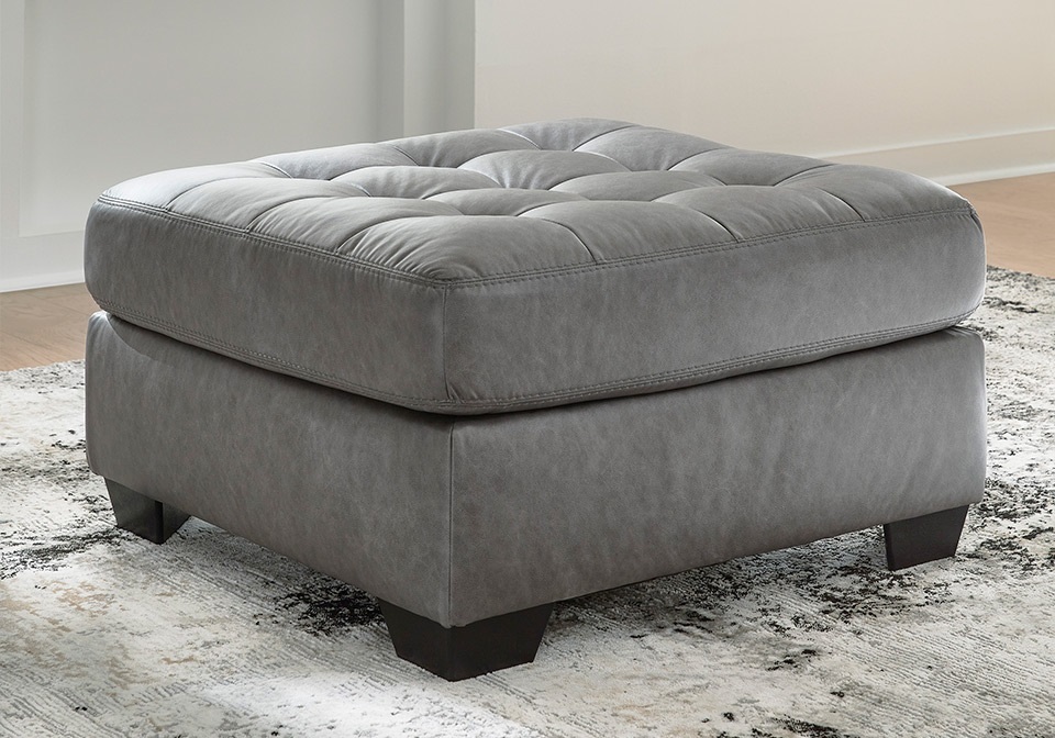 Clairette Court Alloy Ottoman - Goodman Creek Furniture & Appliance