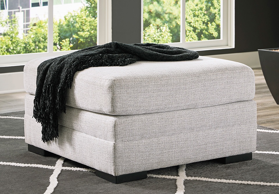 Koralynn Stone Ottoman - Goodman Creek Furniture & Appliance