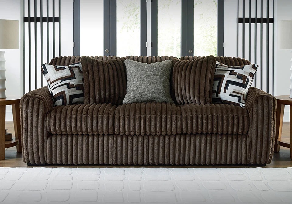 Midnight Madness Chocolate Sofa - Goodman Creek Furniture & Appliance