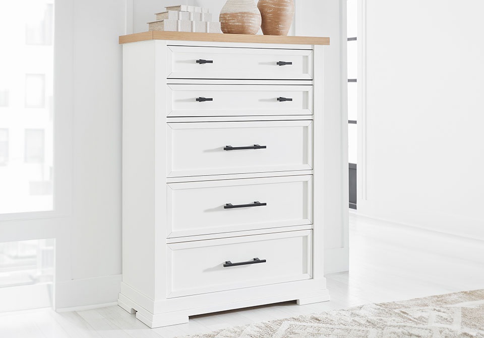 Ashbryn Two-Tone Chest - Goodman Creek Furniture & Appliance
