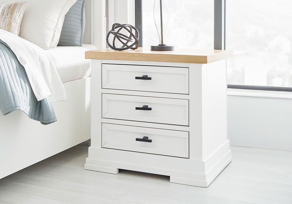 Ashbryn Two-Tone Night Stand - Goodman Creek Furniture & Appliance