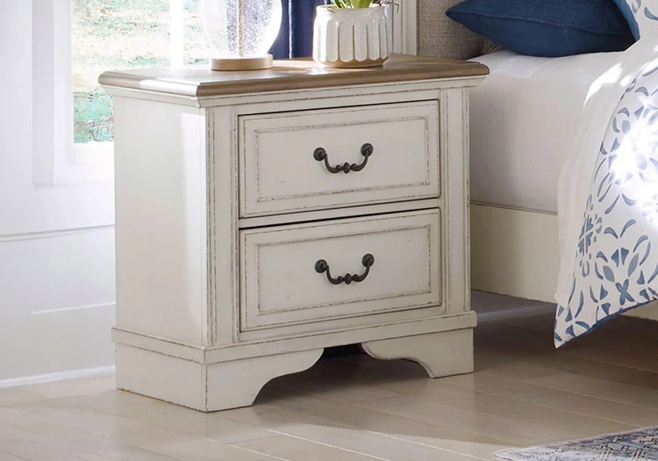 Blendon Two-Tone Night Stand - Goodman Creek Furniture & Appliance