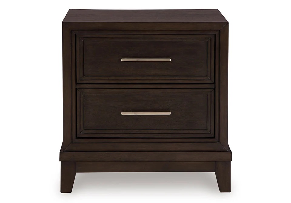Neymorton Dark Grayish Brown Night Stand - Goodman Creek Furniture ...