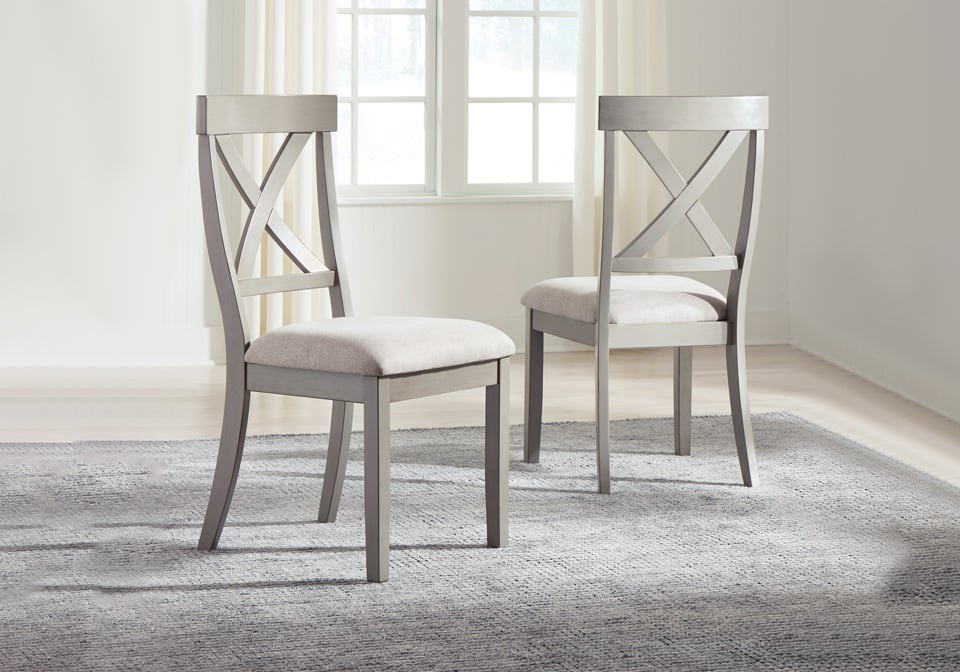 Parellen Gray Upholstered Side Chair - Goodman Creek Furniture & Appliance
