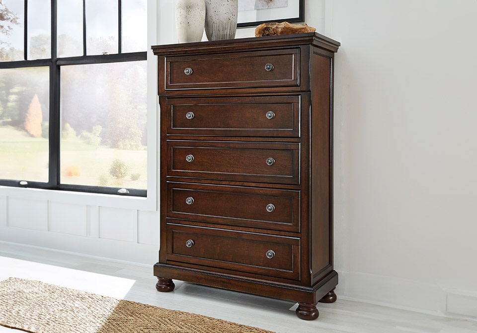 Porter Rustic Brown Chest - Goodman Creek Furniture & Appliance